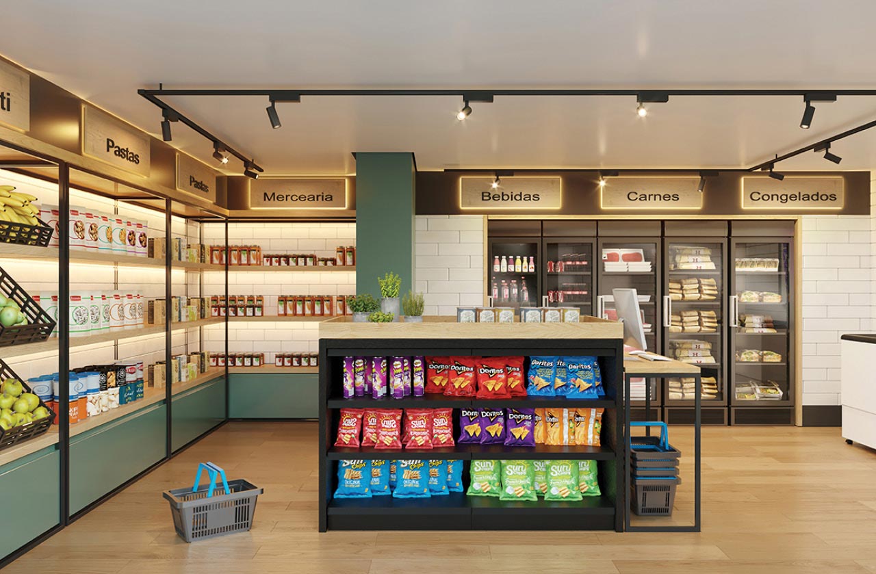 Honest market: conforto e praticidade 24 horas no condomínio.